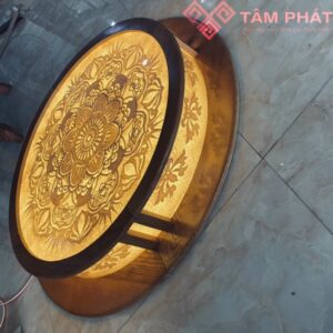 Đèn trần trúc chỉ phòng thờ sang trọng mẫu TC6608 Tâm Phát
